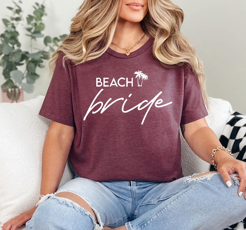 Beach Party Palm Tree Graphic T-Shirt Summer Event Tee - Walmart.com