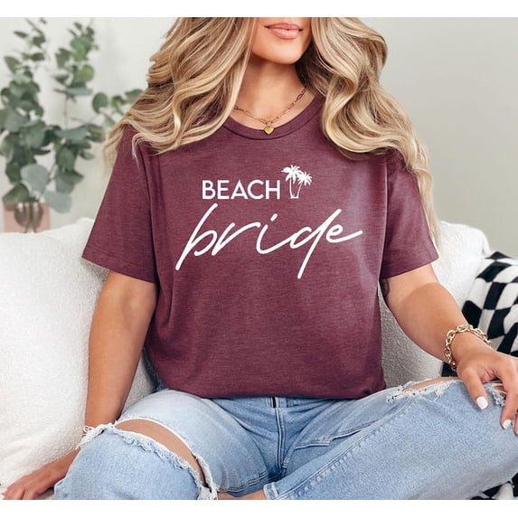 Beach Party Palm Tree Graphic T-Shirt Summer Event Tee - Walmart.com