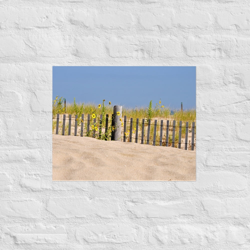 Beach Poster (16″×20″) - Walmart.com