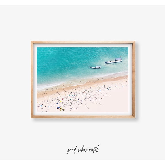 Beach Poster Aerial, Beach Art Poster, Poster Poster, Modern Beach ...