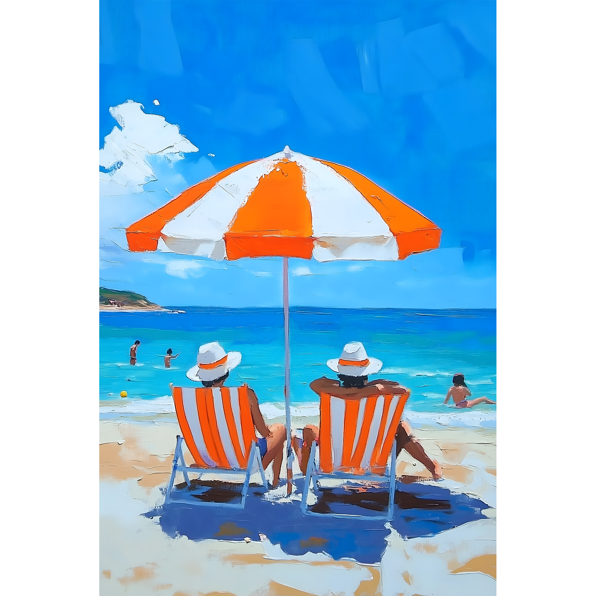 Beach Poster Matte Material Wall Decor Painting for Bedroom - Walmart.com