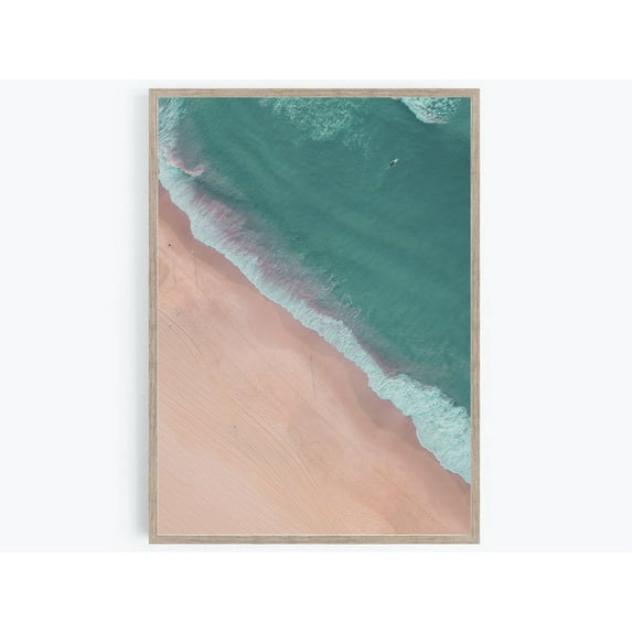 Beach Print, Coastal Wall Art, Aerial Beach Photo, Ocean Print, Beach ...
