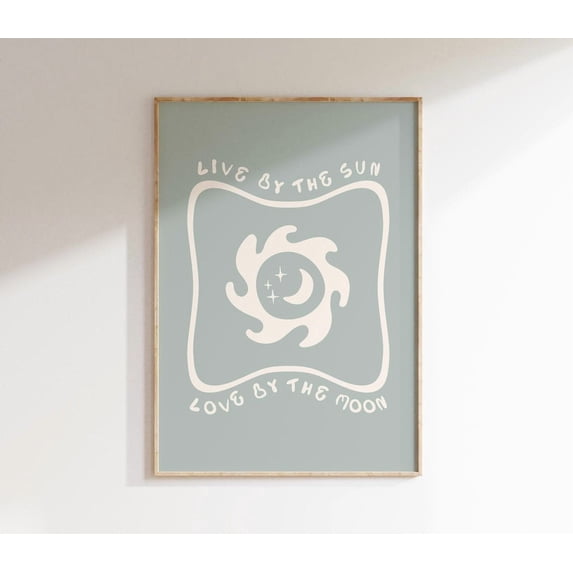 Beach Print Surf Decor Beach House Decor Retro Sun Wall Art Boho ...