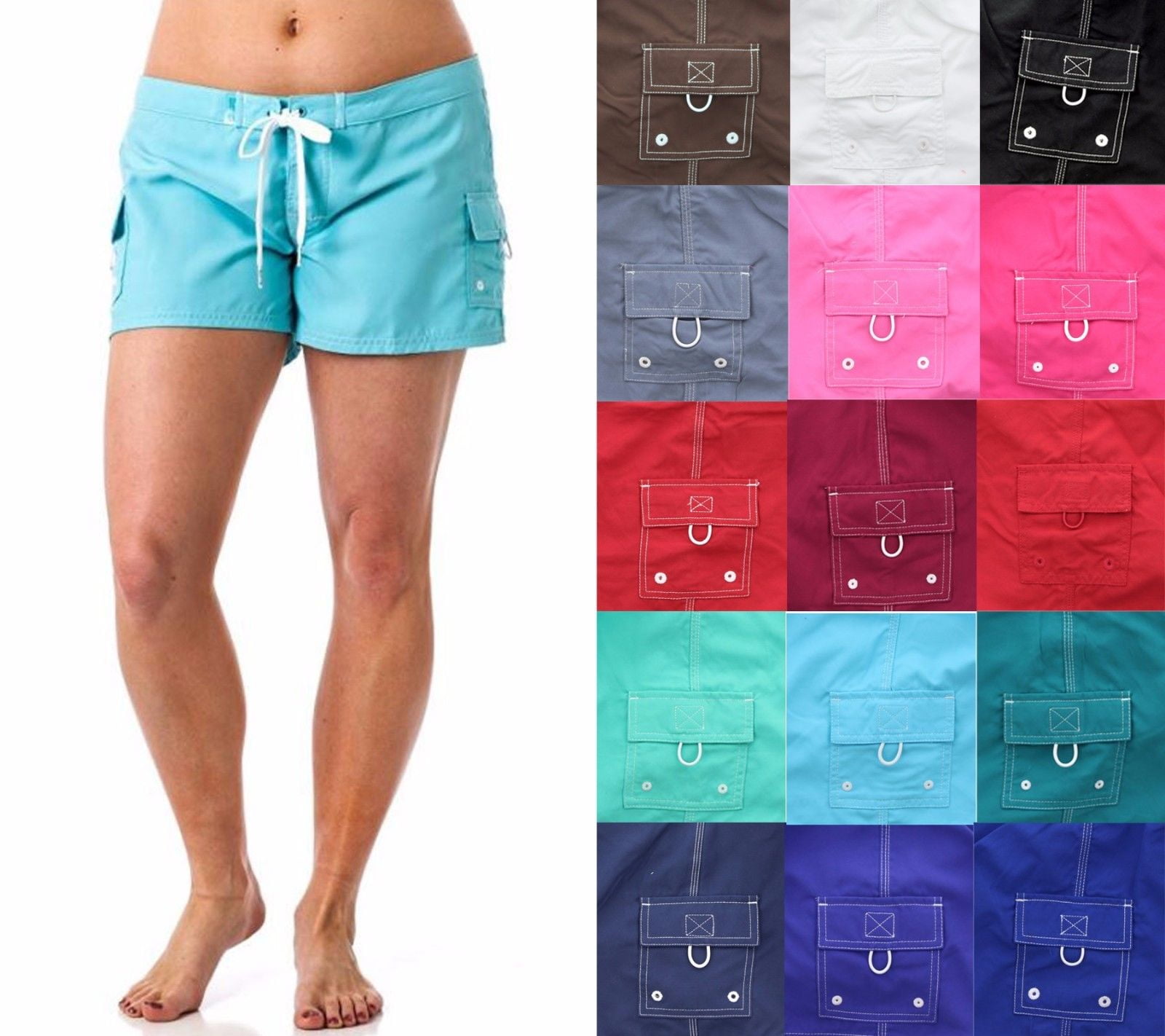 Beach Rays Women's Swimsuit Bikini Cover-Up Board Swim Shorts - Walmart.com