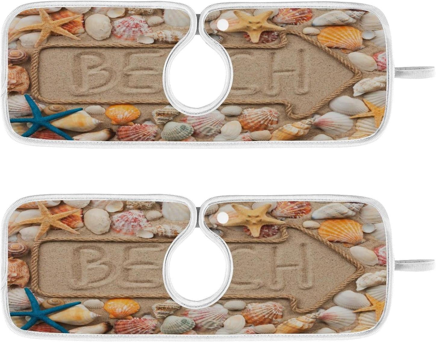 Beach Rope Pointer Sink Splash Guard for Faucet 2 Packs Faucet ...