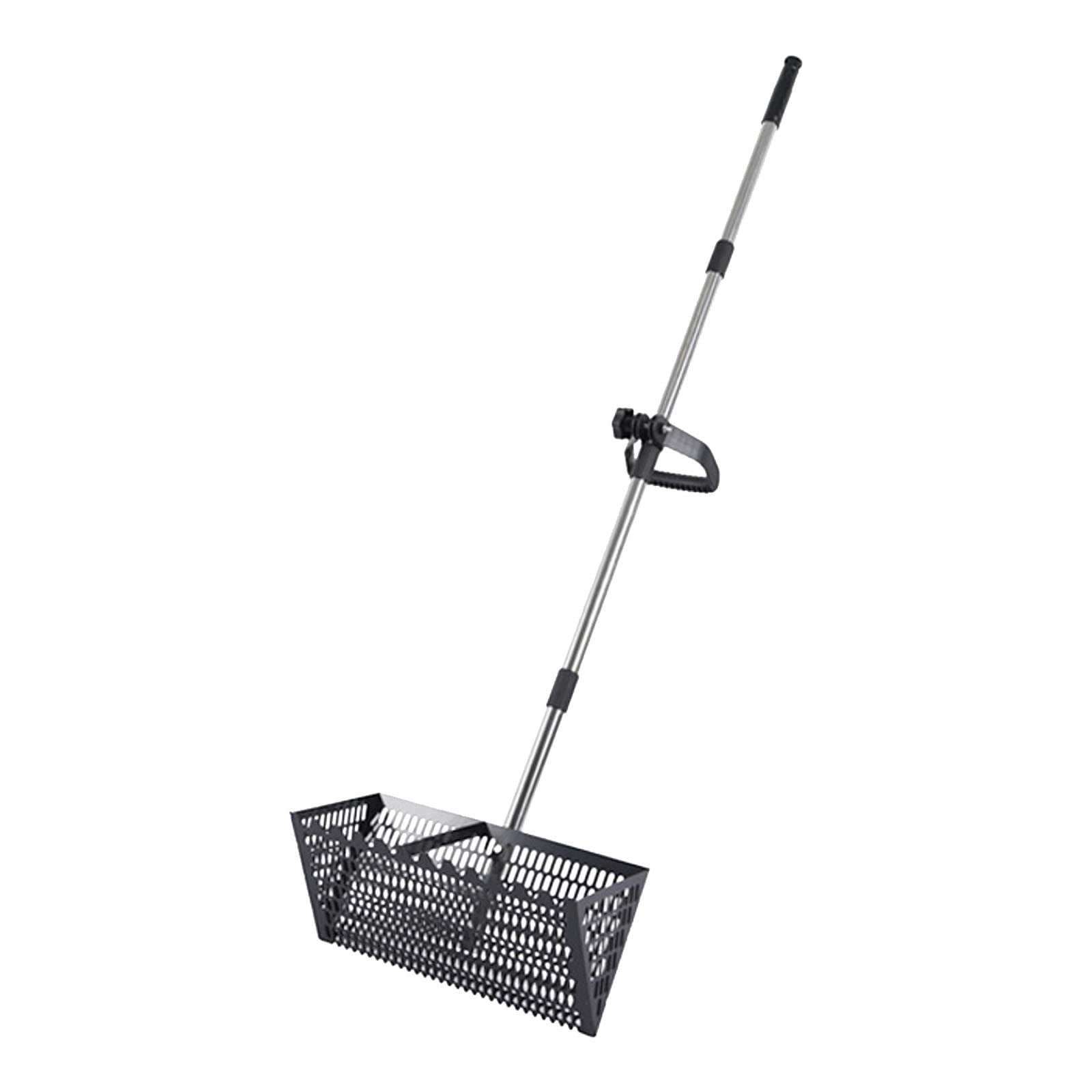 Beach Sand Flea Rake - 63" Foldable Rust-Proof Rake with 16" Shark ...