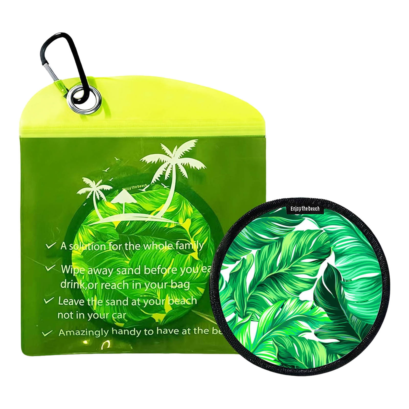 Beach Sand Removal Bag Outdoor Wiping Tool for Seaside Adventures and ...