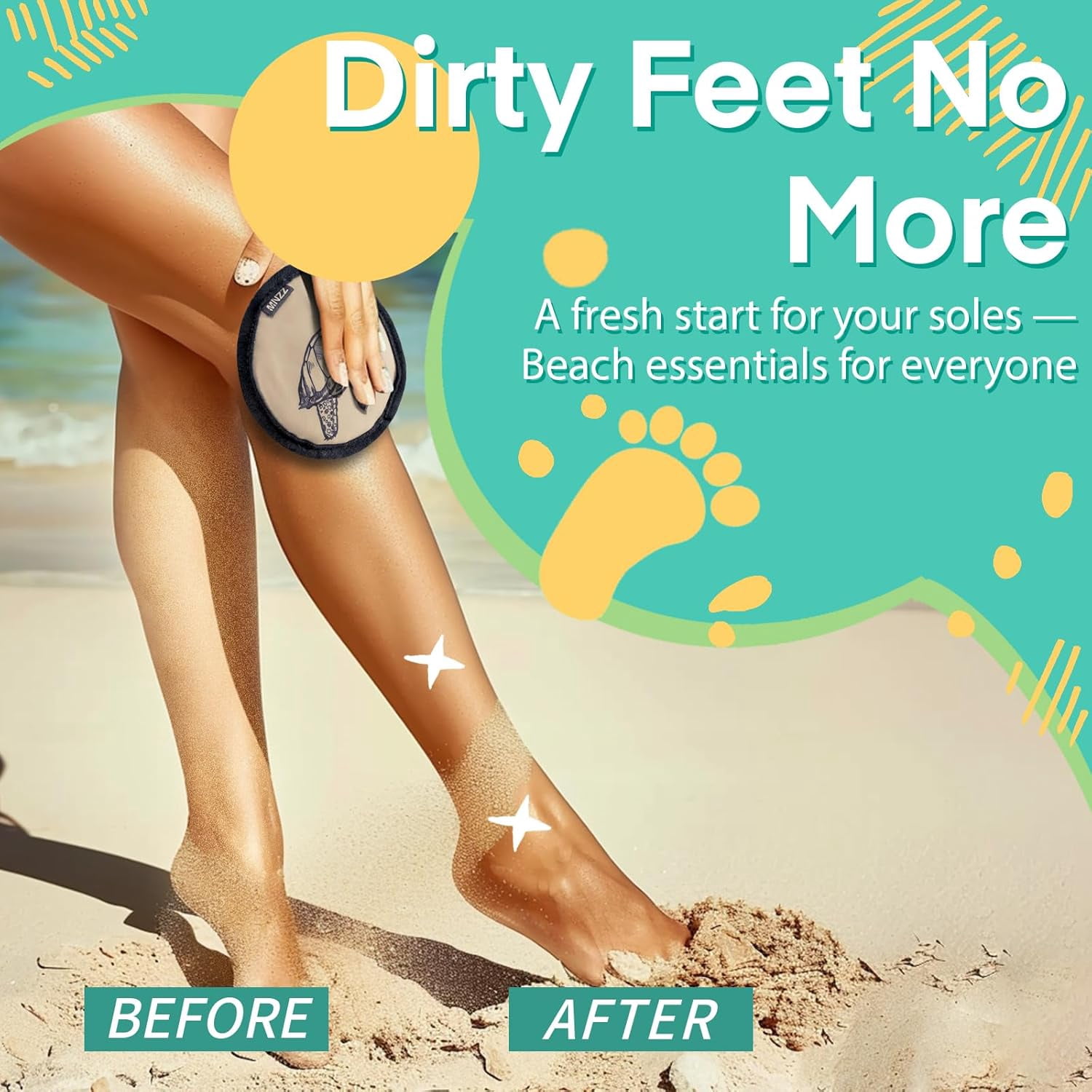 Beach Sand Remover Sand Eraser Kids Women Men Family 2024 Summer ...