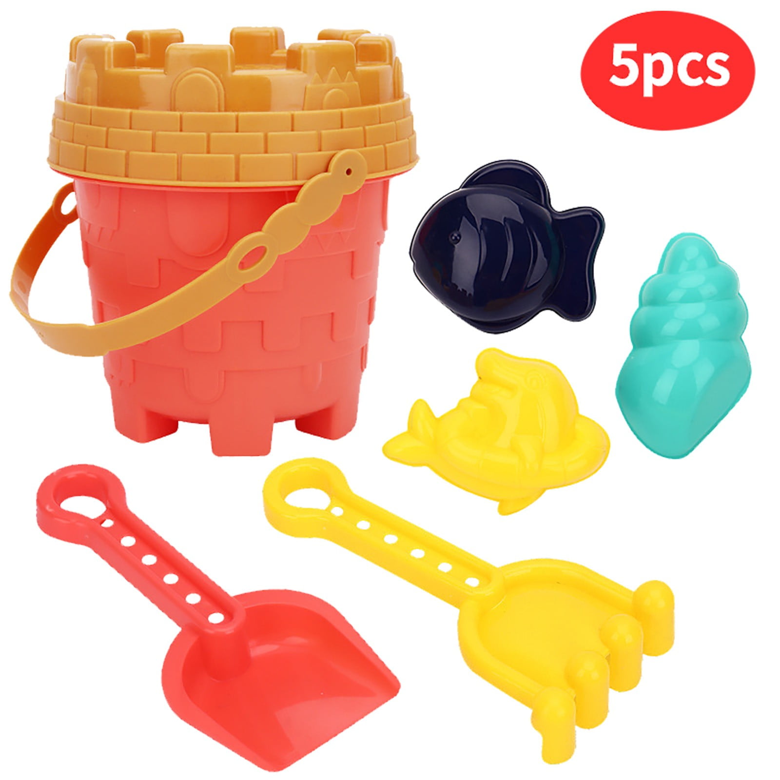 Beach Sand Toy Set for Kids - Modern Baby | Travel Friendly Set Bucket ...