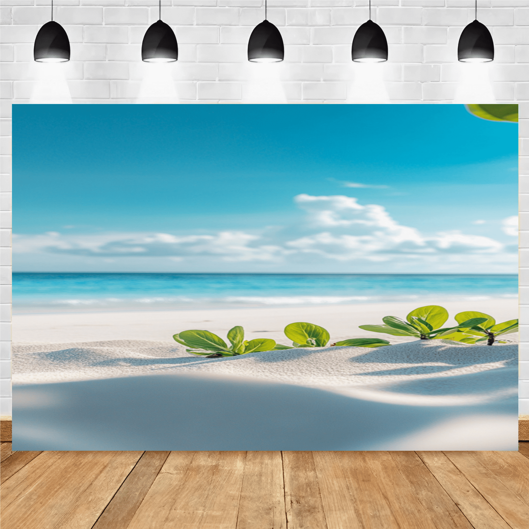 Beach Sand and Sky Natural Scenic Backdrops Summer Landscape ...