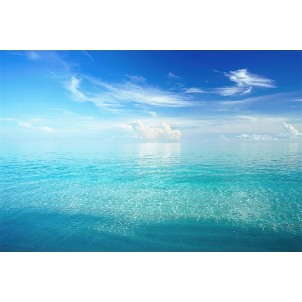 Beach Sands Waves Photography Backdrops Summer Holiday Tropical Blue ...