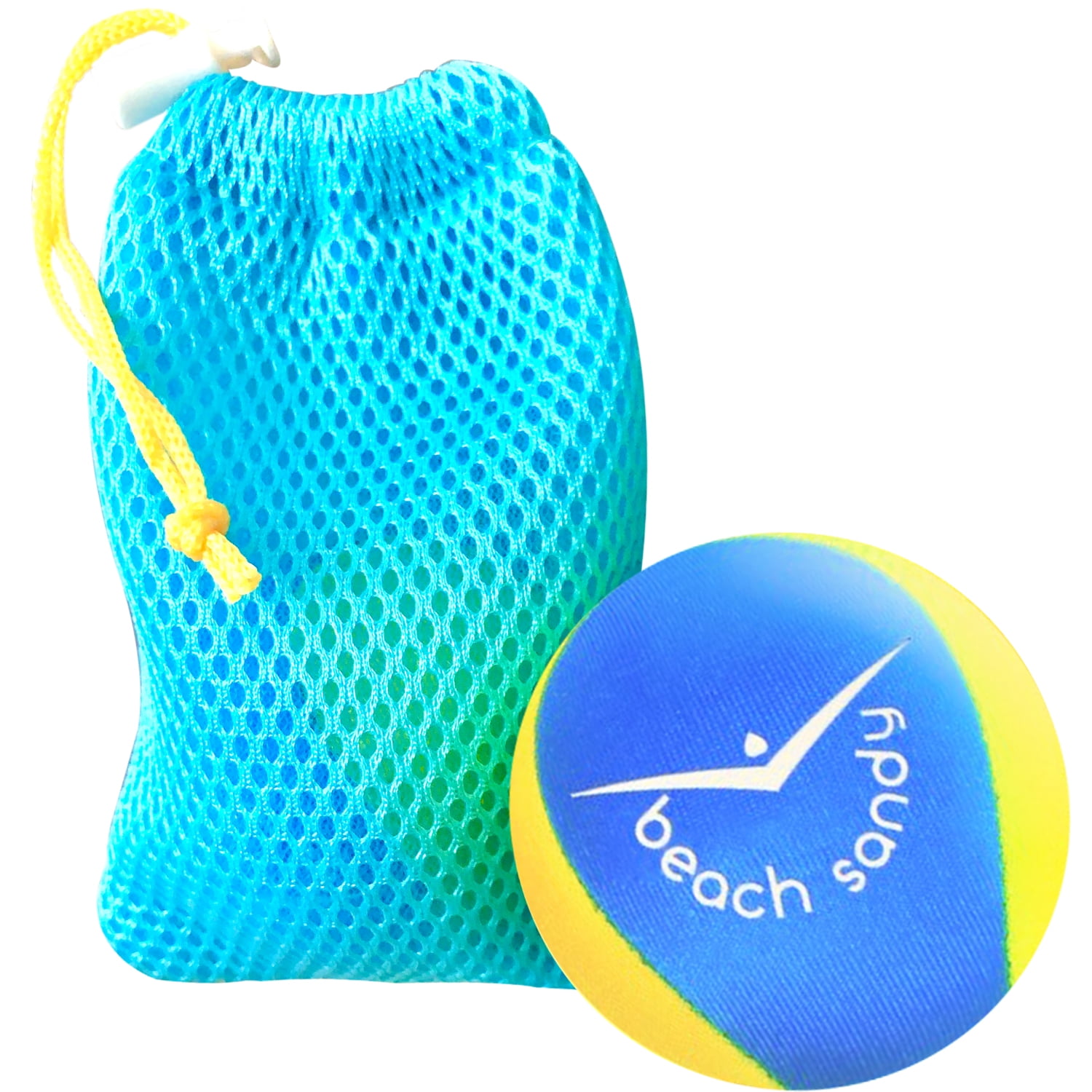 Beach Sandy Water Bouncer Floating Skip Ball for Pool in Blue and ...