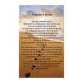 Beach Scene Painting with Inspirational Poem Quote Wall Art for Home ...