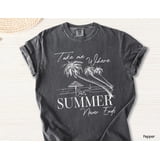 Beach Scene TShirt Retro Summer Top - Walmart.com