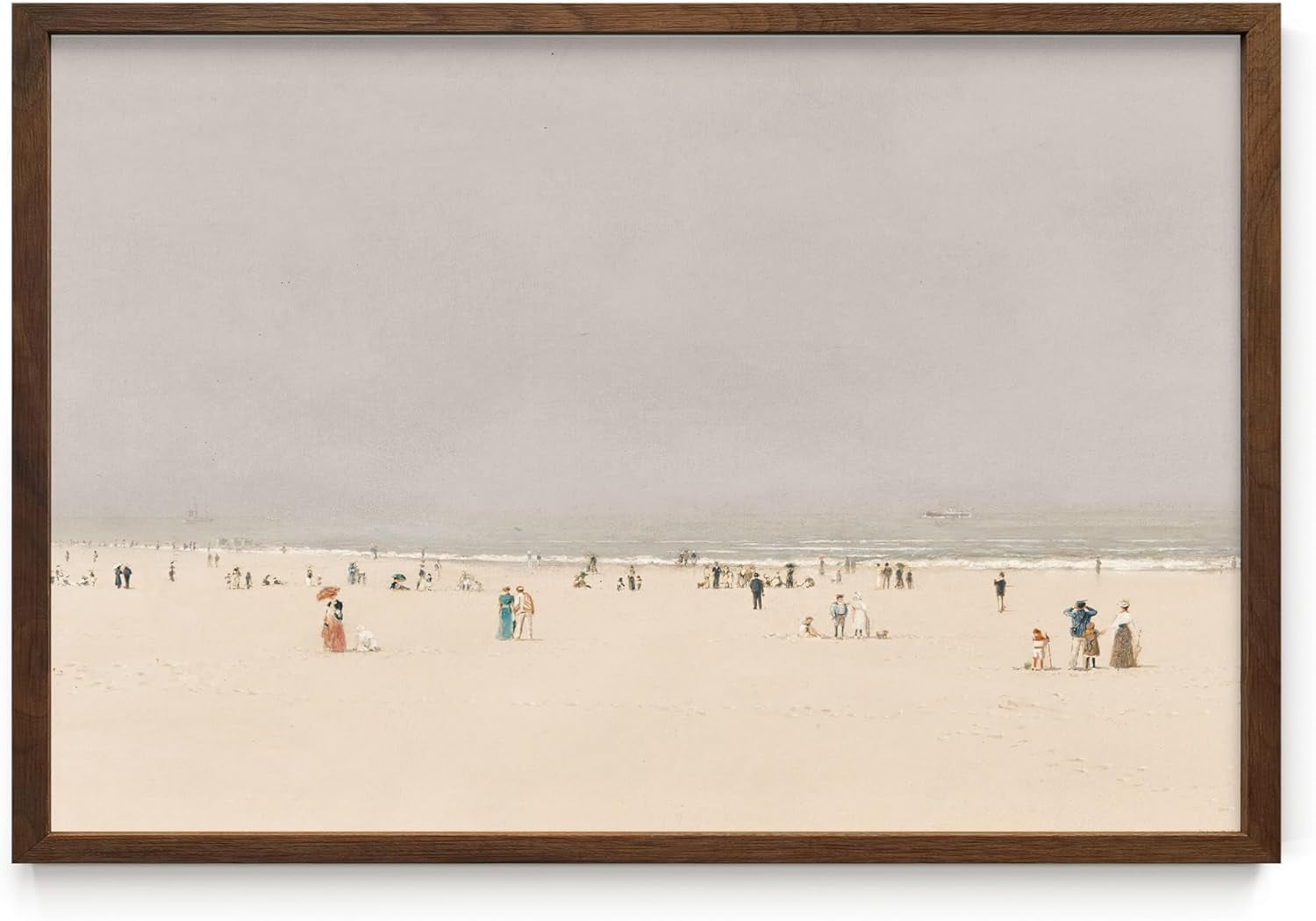 Beach Scene Wall Art - Art Prints Wall Decor, Vintage Art Paintings for ...