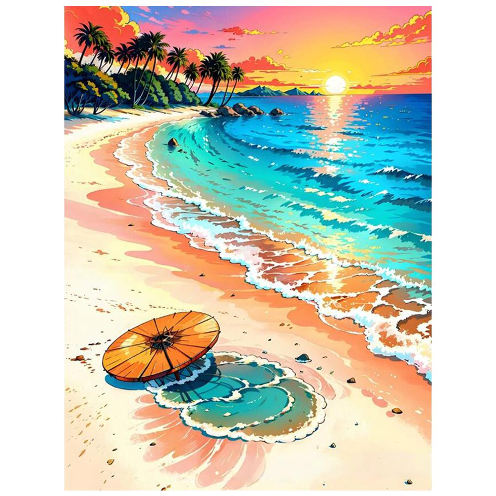Beach Scenery Bedroom Decorative Diamond Art Kitss 16*20 - Walmart.com