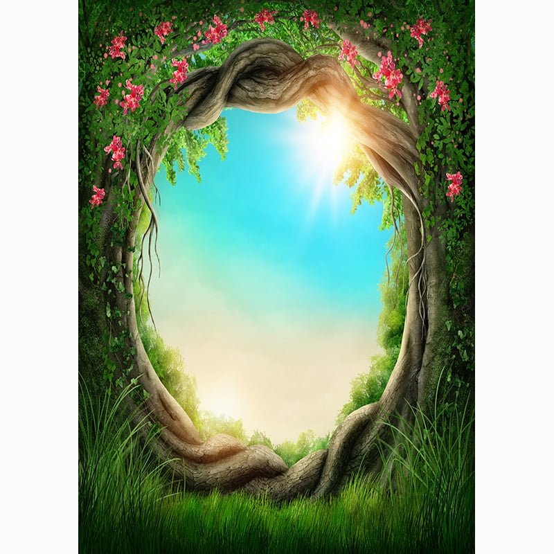 Beach Scenery Theme Photography Backdrops Props Forest Grassland Street ...