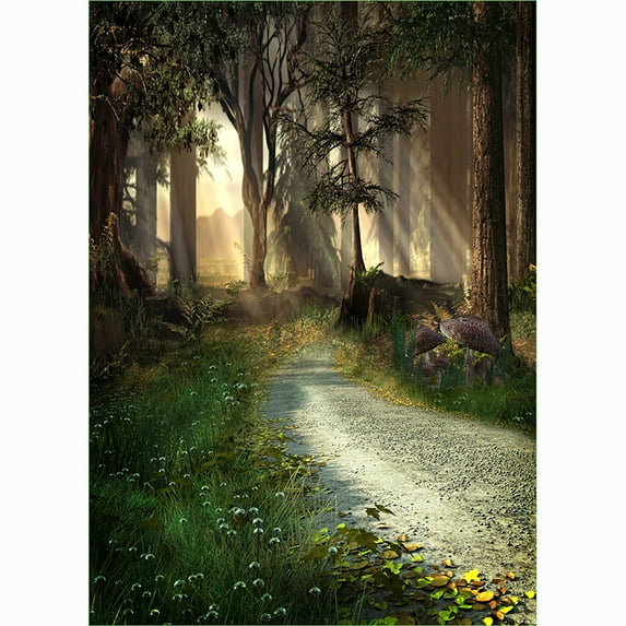 Beach Scenery Theme Photography Backdrops Props Forest Grassland Street ...