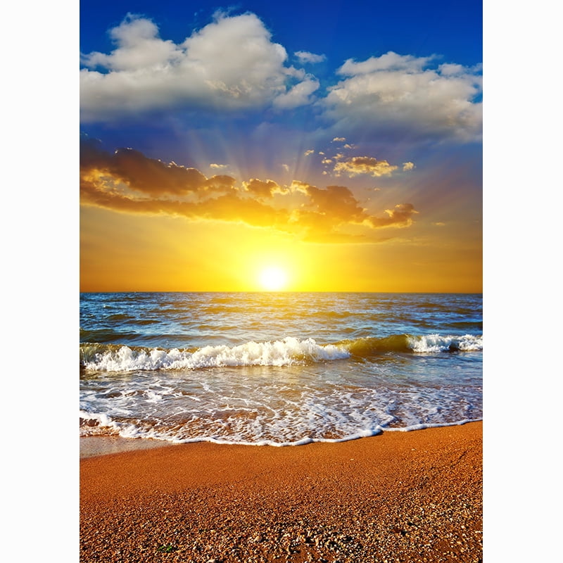 Beach Scenery Theme Photography Backdrops Props Forest Grassland Street ...