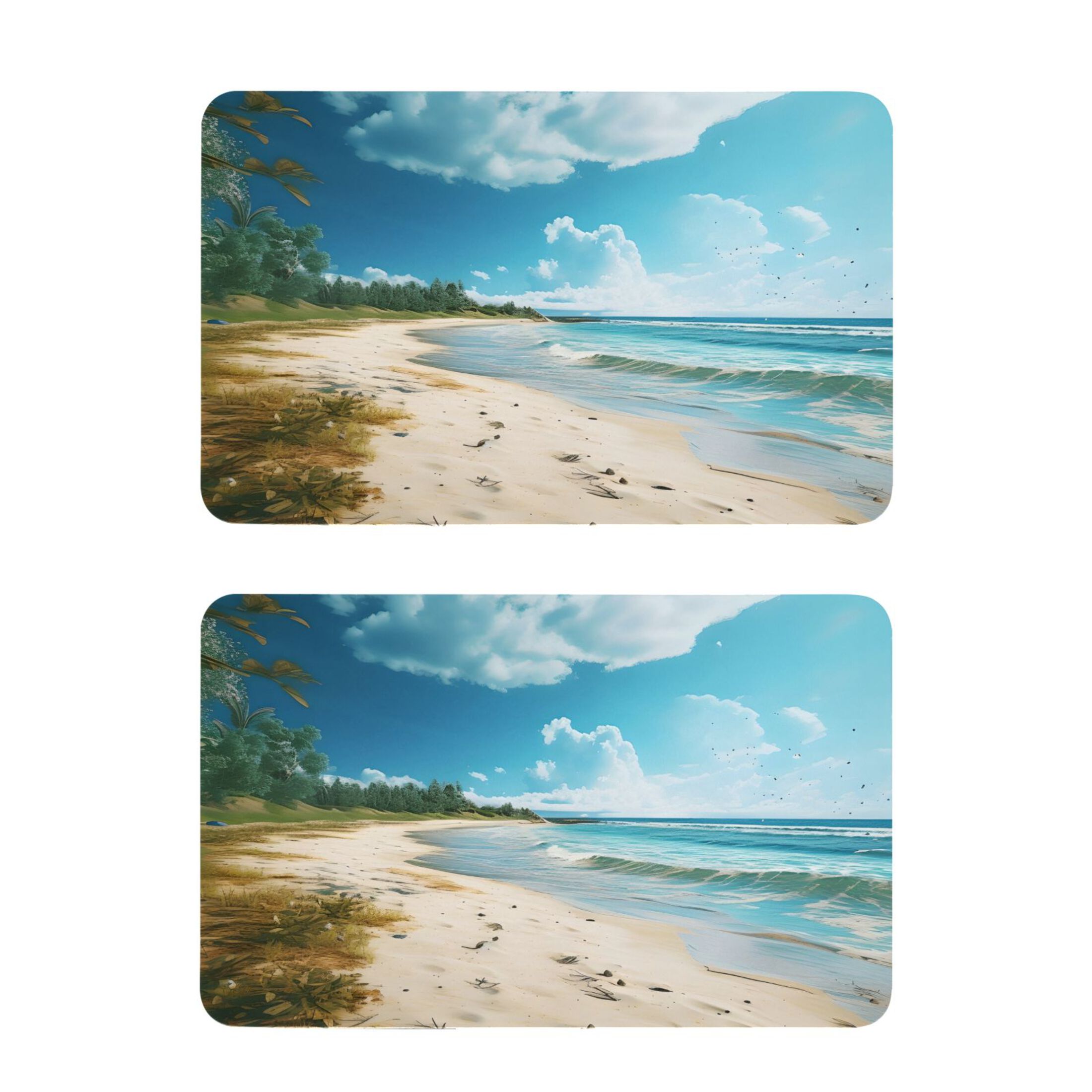 Beach Sea Fridge Magnetic Sticker Refrigerator Magnets Kitchen ...