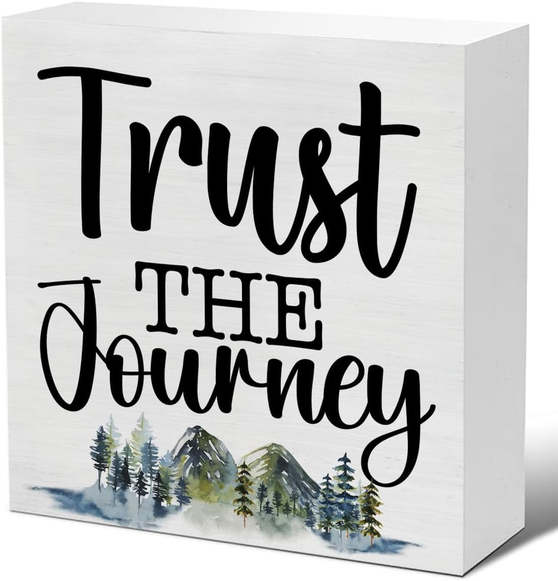 Beach Sea Turtle Decor Turtle Decorative Wooden Block Sign Rustic Sea ...