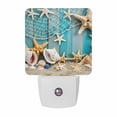 Beach SeaTheme Plug-in LED Night Lights Starfish Seashell Nautical Auto ...
