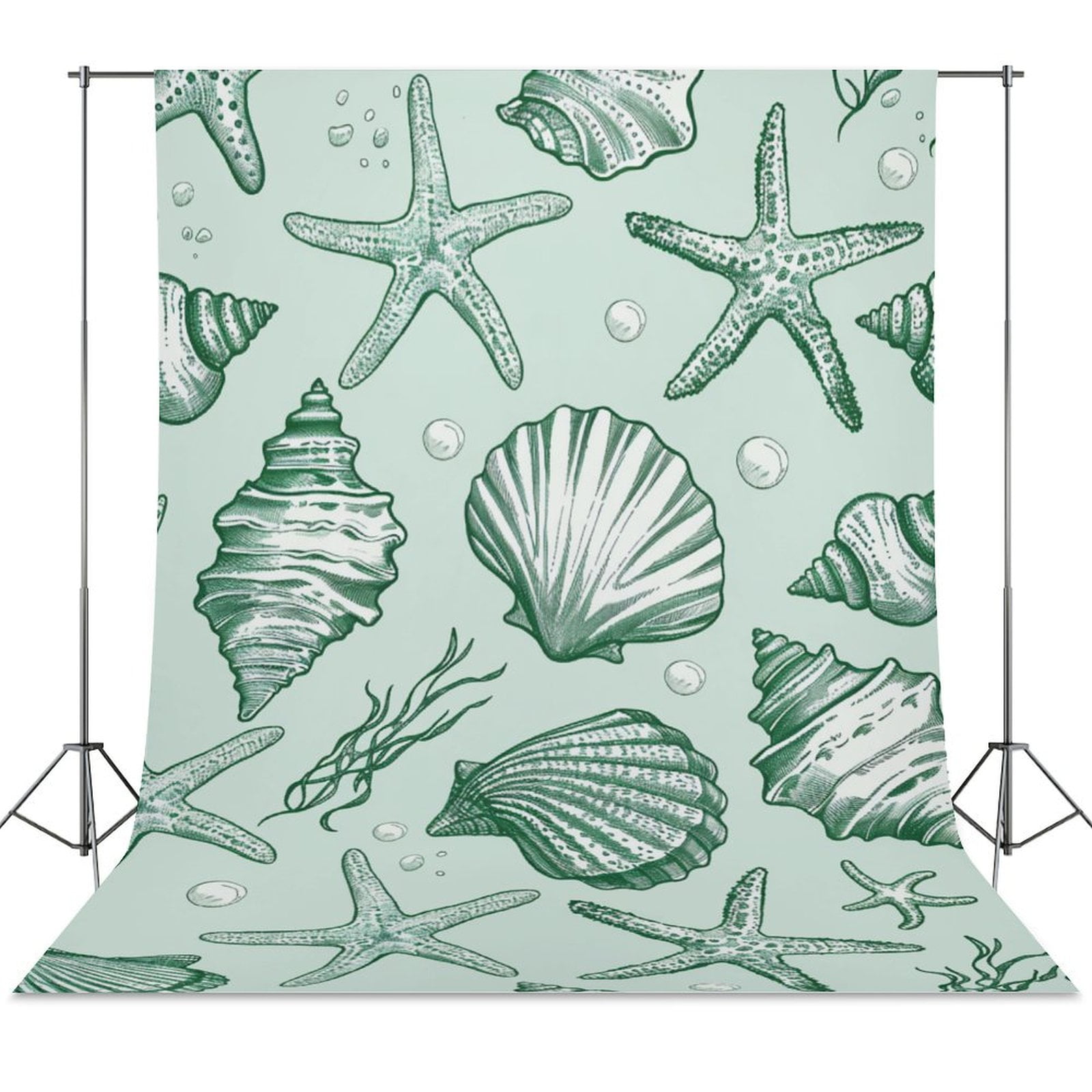 Beach Seashell Starfish Backdrop Background for Photography Photo Booth ...