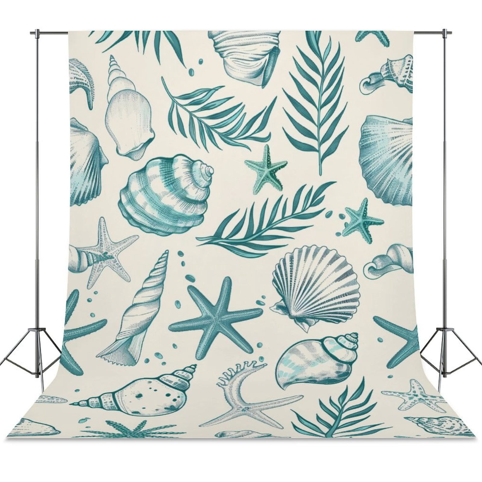 Beach Seashell Starfish Backdrop Background for Photography Photo Booth ...