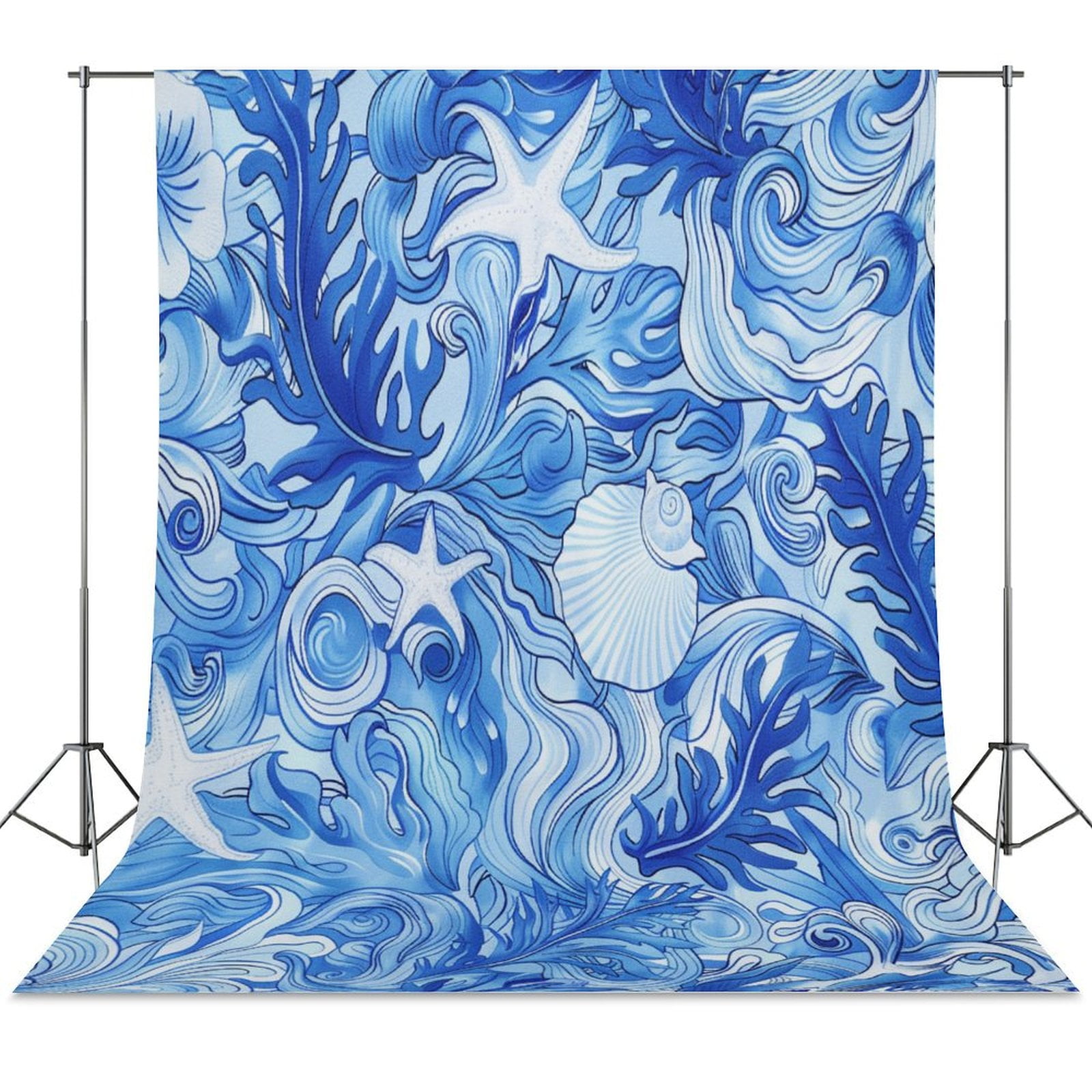 Beach Seashell Starfish Backdrop Background for Photography Photo Booth ...