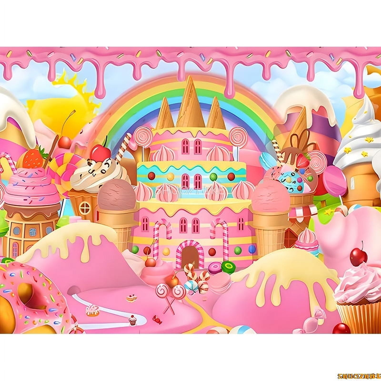 Beach Shells Sailboat Sea Happy Birthday Photography Background ...