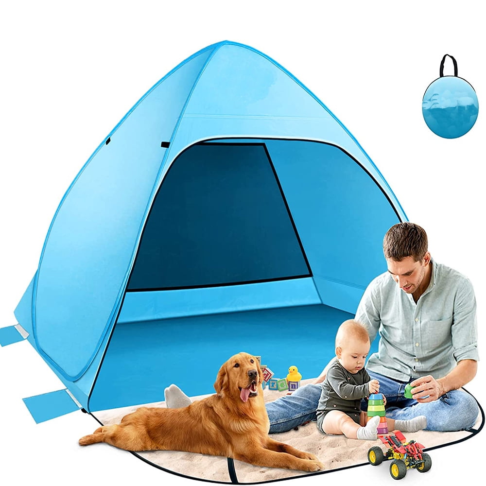 Beach Shelter Pop Up Beach Tent, Automatic Portable Throw Tent Sun ...