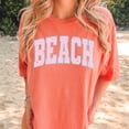 Beach Shirt Large Distressed Print Beach Tee Boho Cute Summer Shirt ...