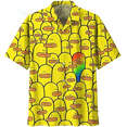 Beach Shirt Yellow Duck LGBTQ Hawaiian Shirt Funny Duck Hawaii Shirts ...