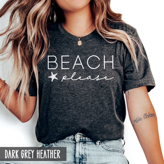 Beach Shirt for Women Beach Please Cute Summer Shirt Beach T Shirt Cute ...