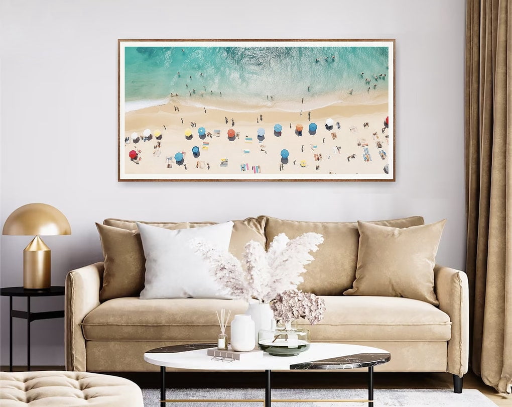 Beach Shore Art Print, Beach Art, Ocean Art ,Decor For Living Room ...