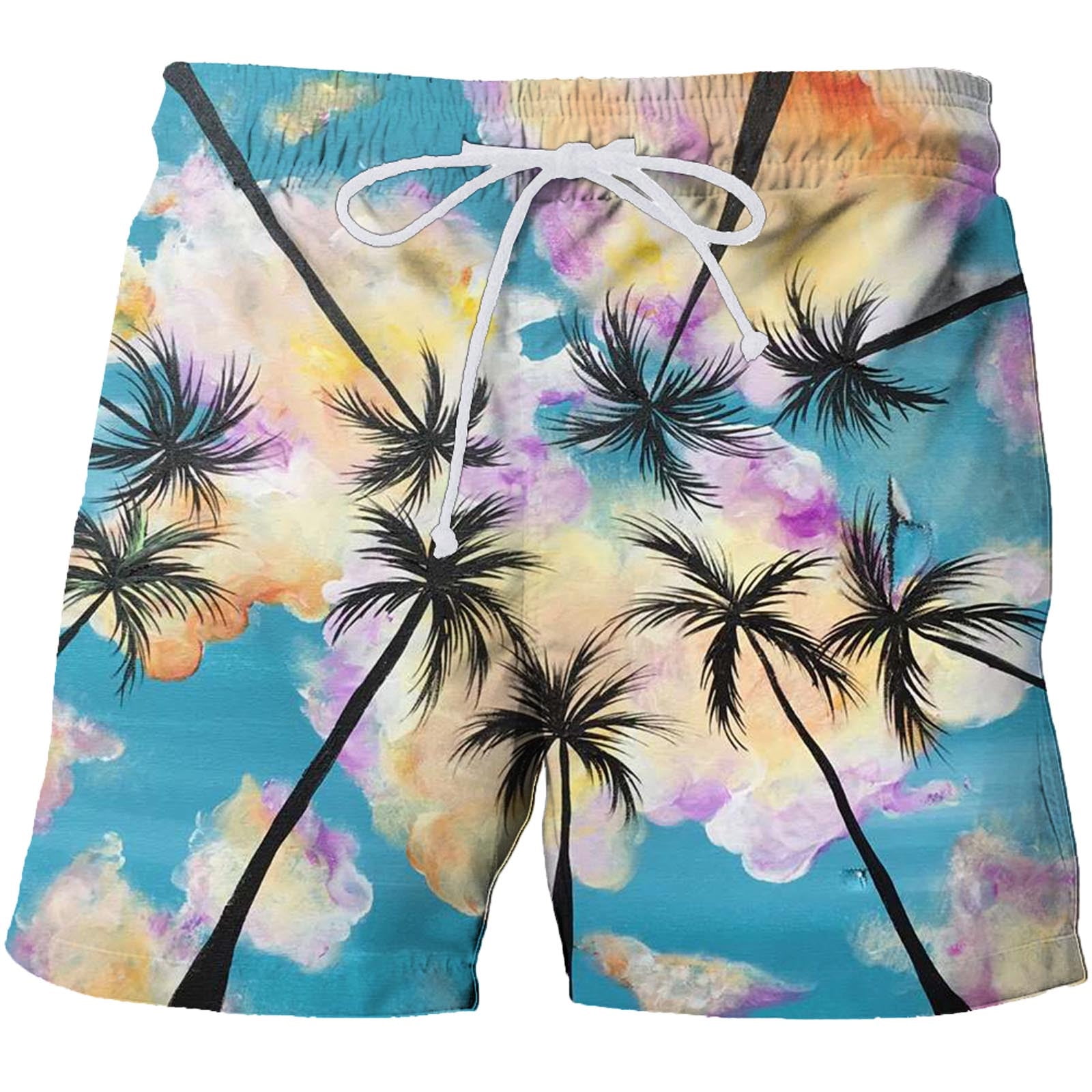 Beach Shorts for Men Big and Tall,Men's Swim Trunks 9 Inch Inseam ...