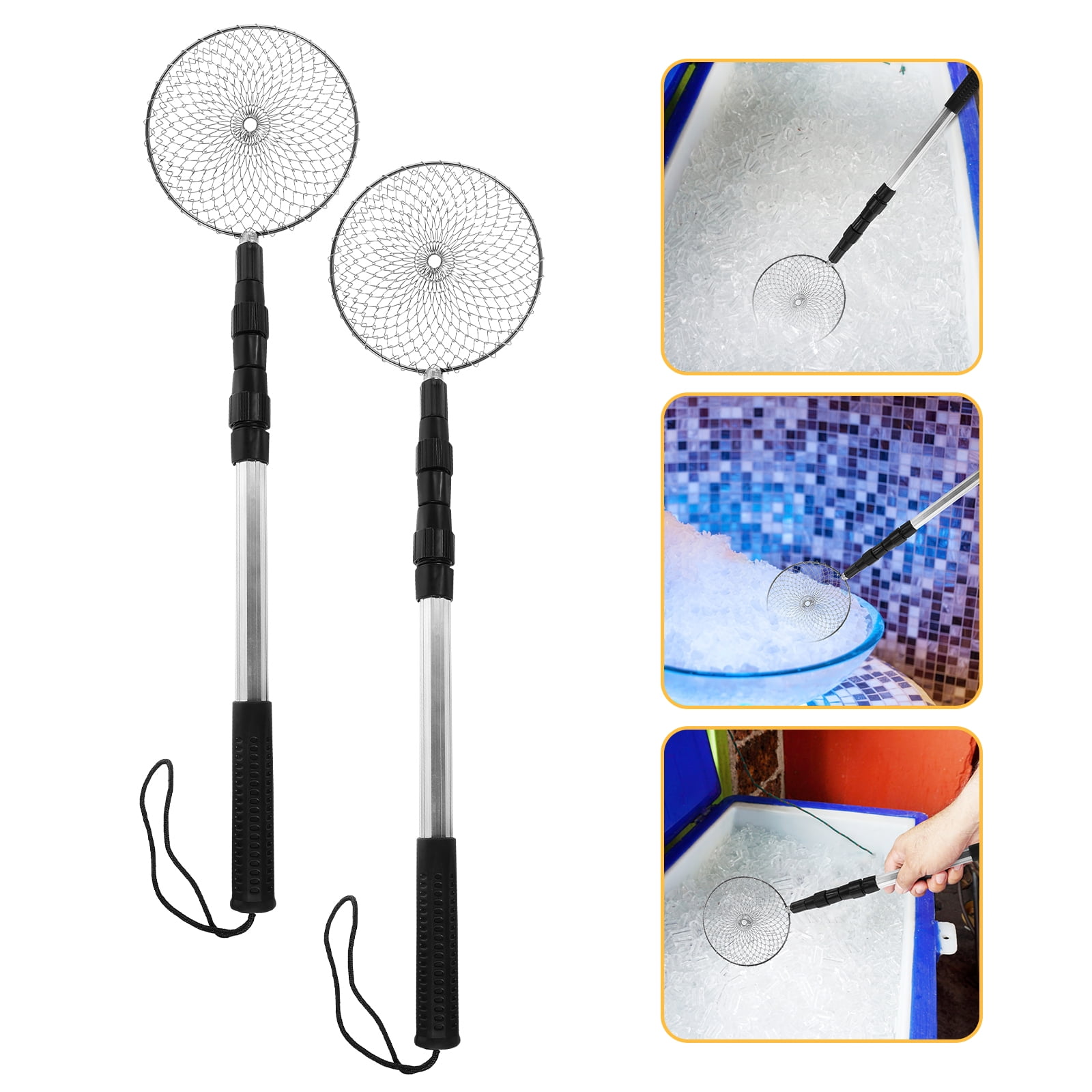 Pawsdot 2Sets Silver Beach Sand Sifter Durable Reusable Lightweight ...