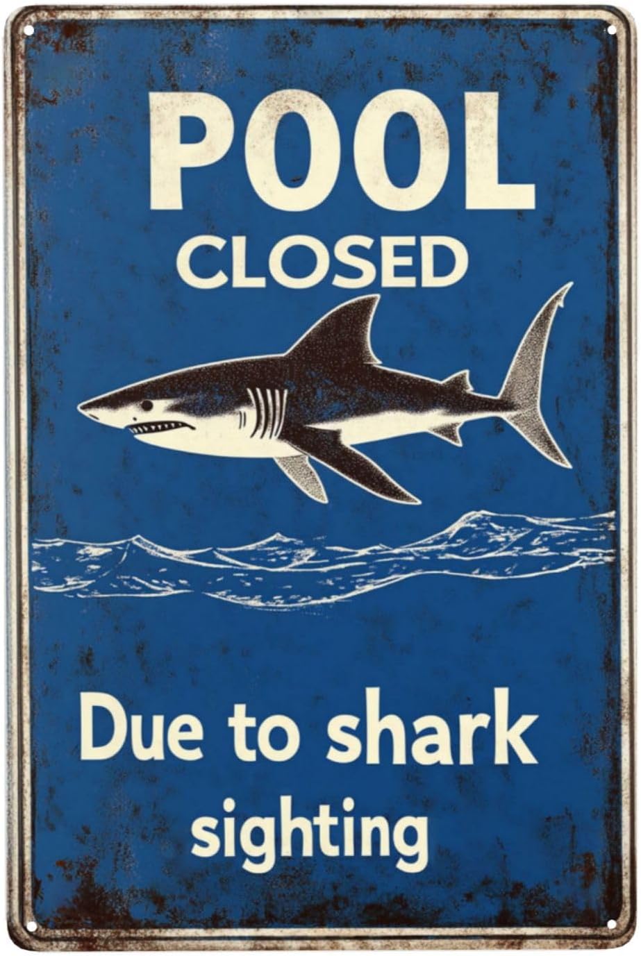 Beach Signs Posters Vintage Beach Signs Wall Decor Pool Closed Due to ...
