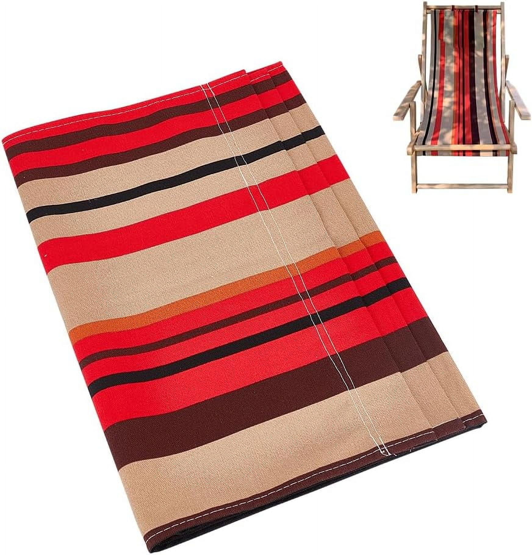 Beach Sling Chair Replacement Fabric Canvas Cloth Beach Lounge Chair ...