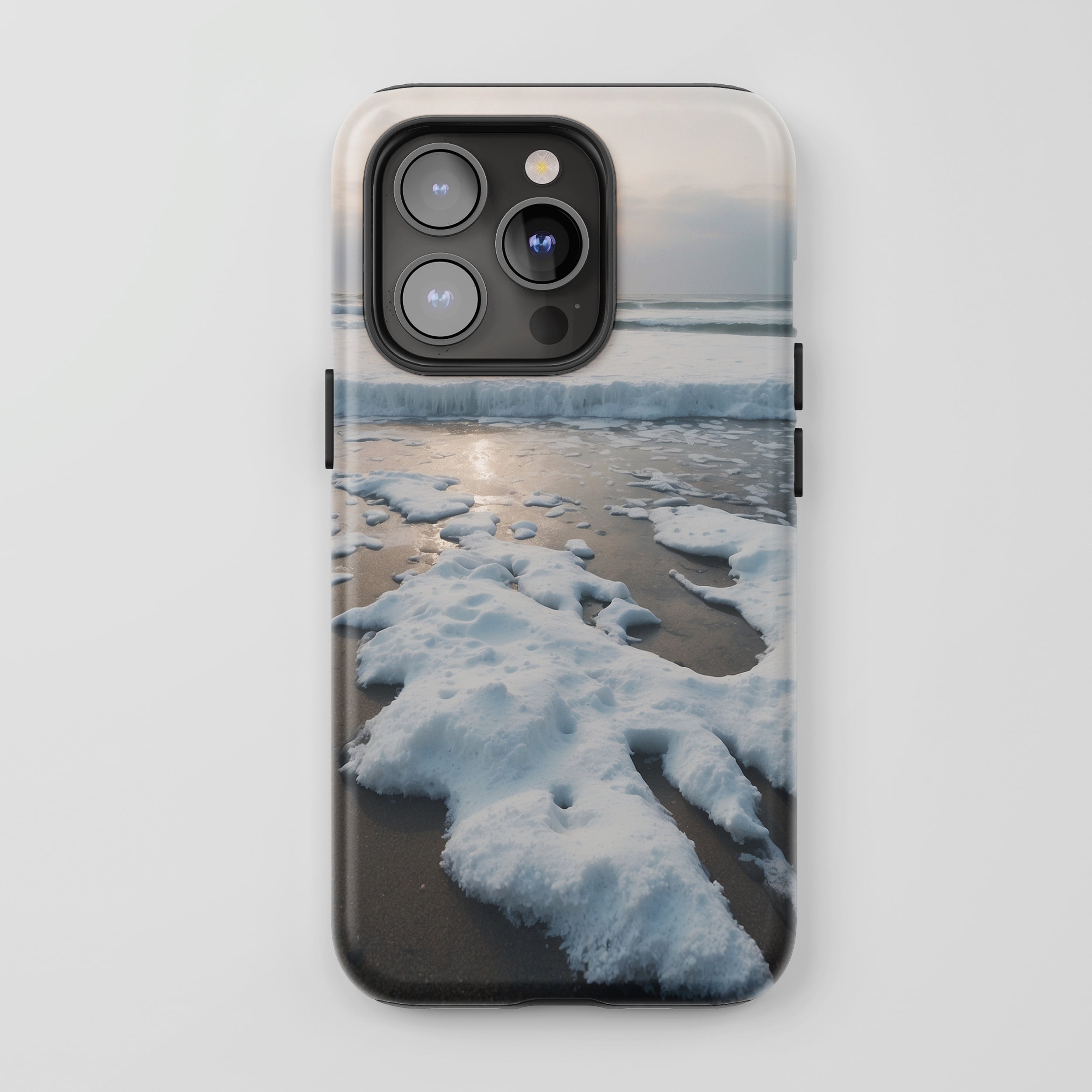Beach Snow Design For All iPhone Series Tough Phone Case Winter Scene ...