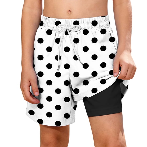 Beach Sports Shorts for Boys, Quick-Dry Fabric, Elastic Waist with ...