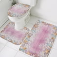Beach Starfish Bathroom Rugs Set Watercolor Summer Sea Star Nut Shell ...