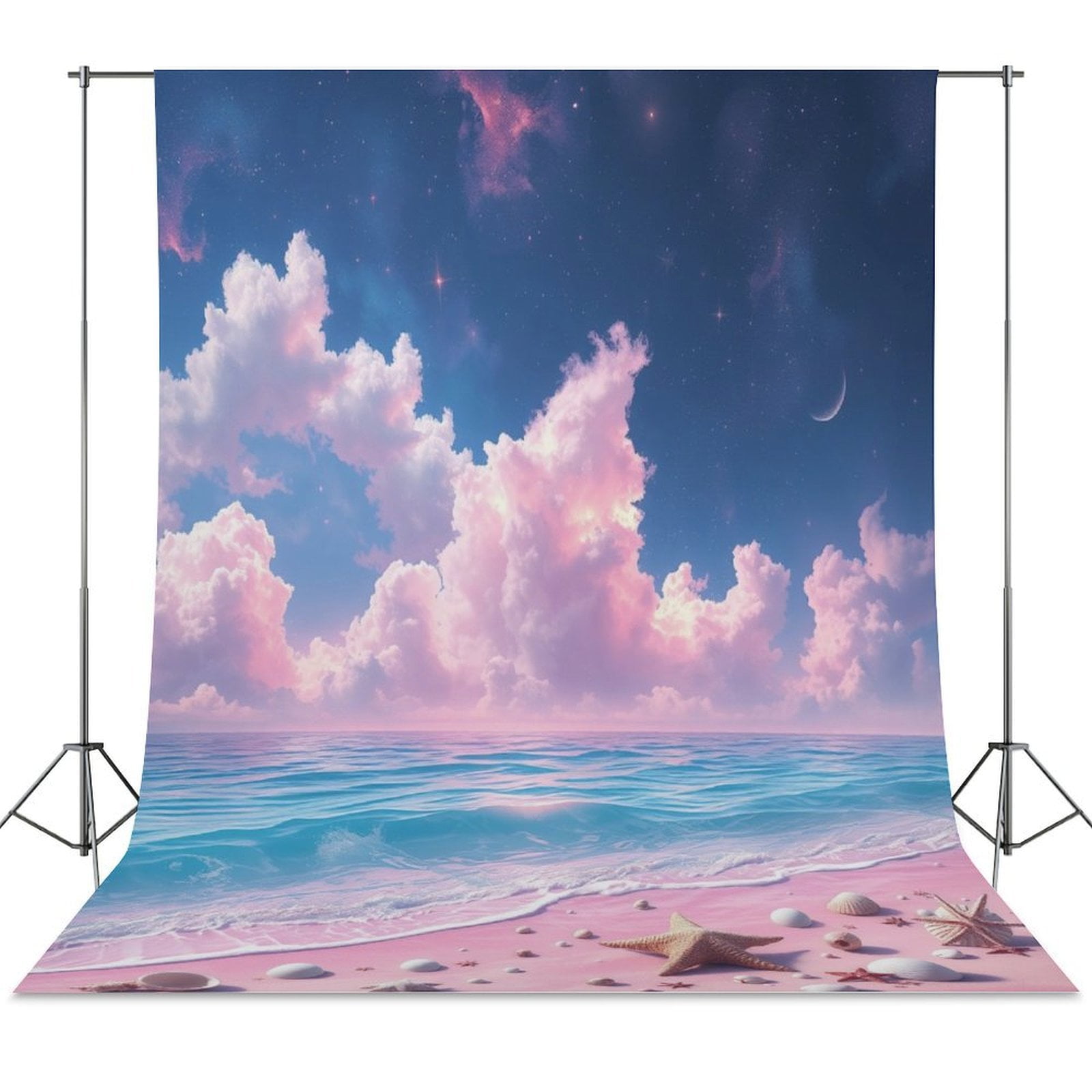 Beach Starfish Party Backdrop Birthday Decoration Backgrounds for ...