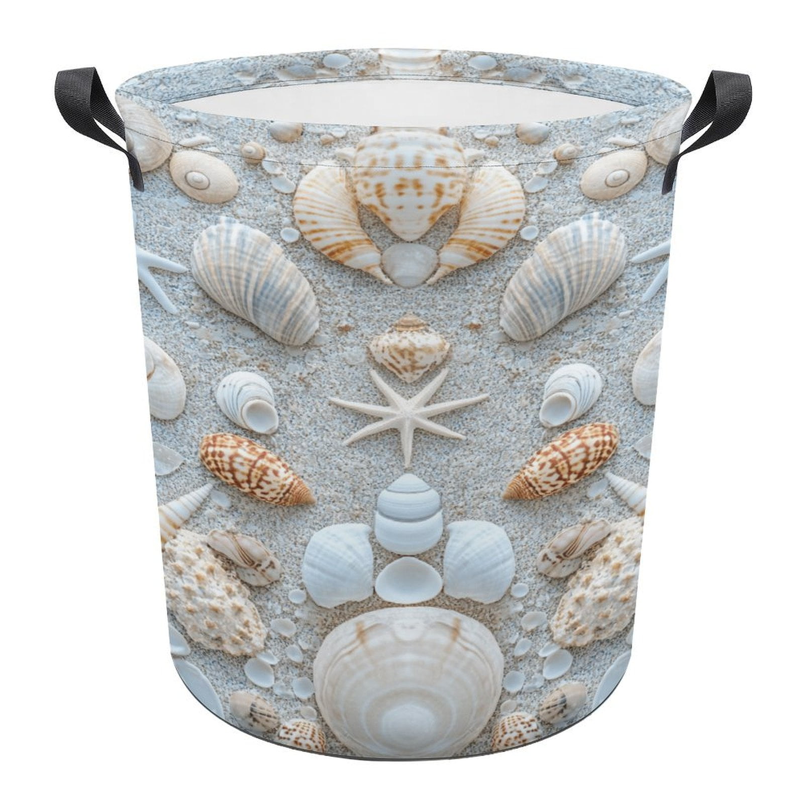 Beach Starfish Shells (62) Laundry Basket Storage Basket Controller ...