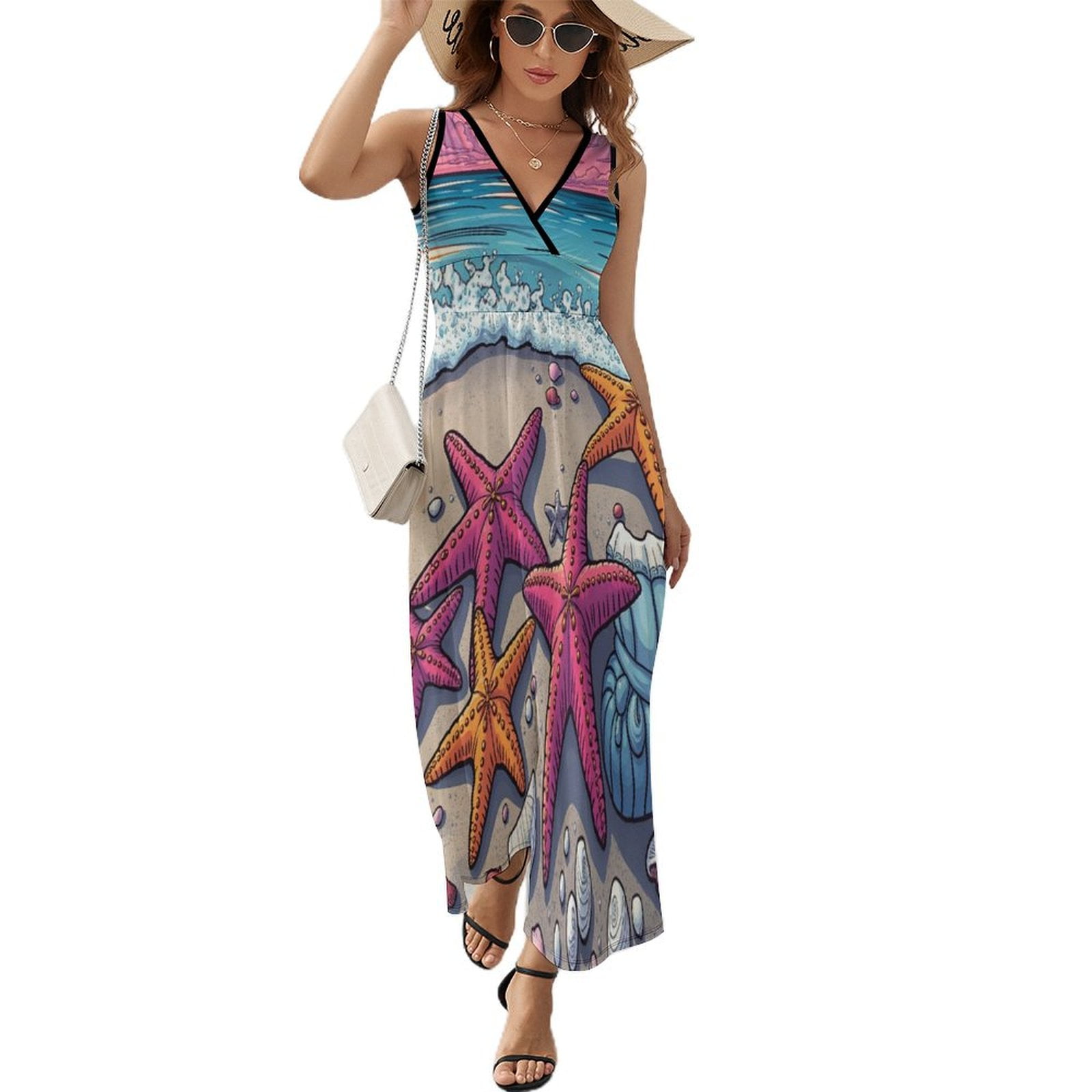 Beach Starfish Sleeveless Dress Luxury Dresses For Official Occasions ...