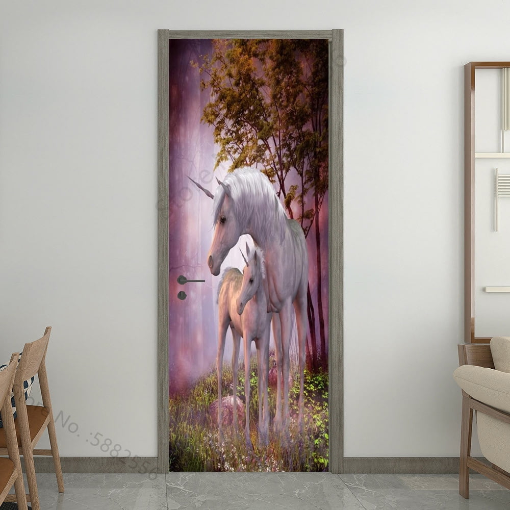 Beach Sticker Interior Door Decoration Aesthetics Poster Self-adhesive ...