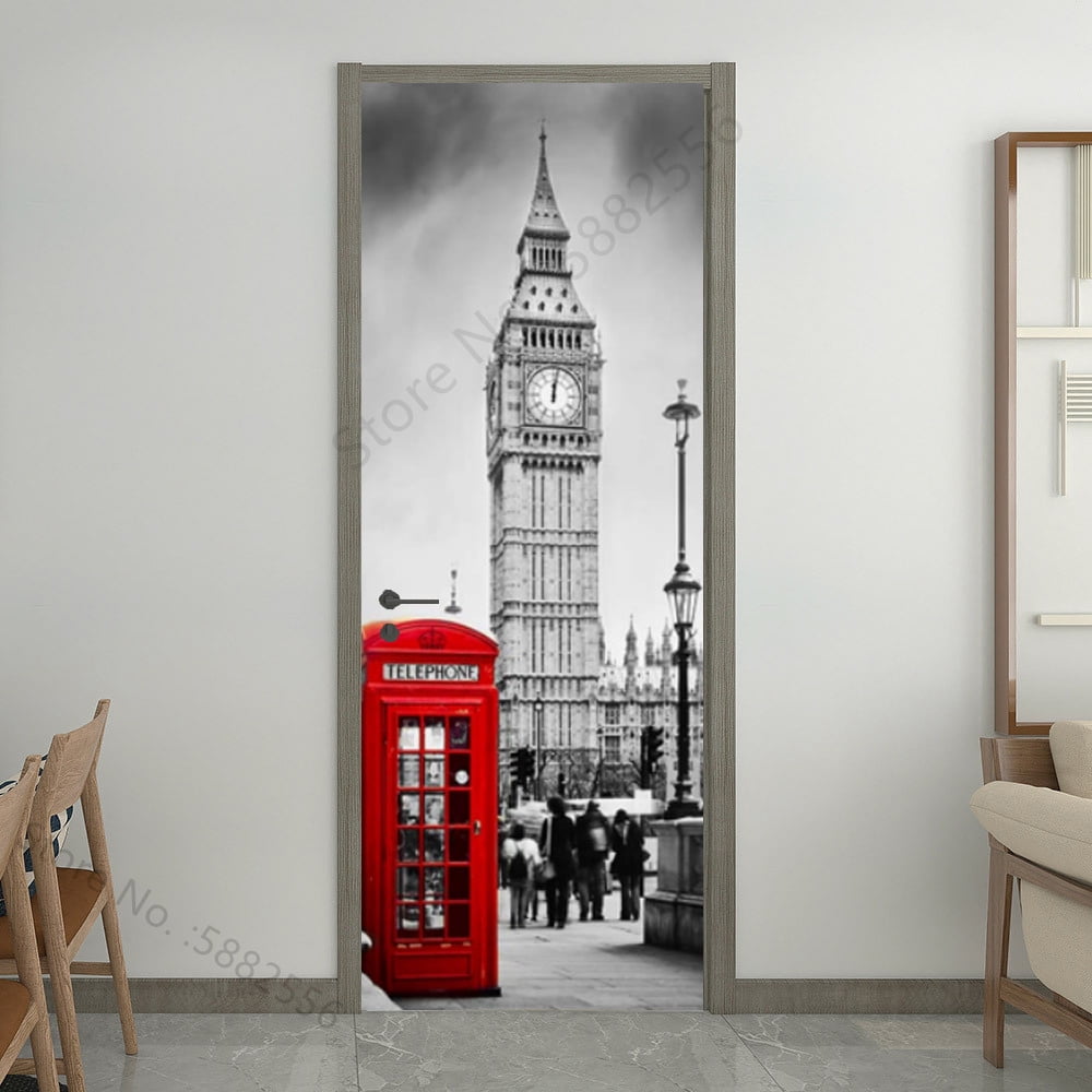 Beach Sticker Interior Door Decoration Aesthetics Poster Self-adhesive ...