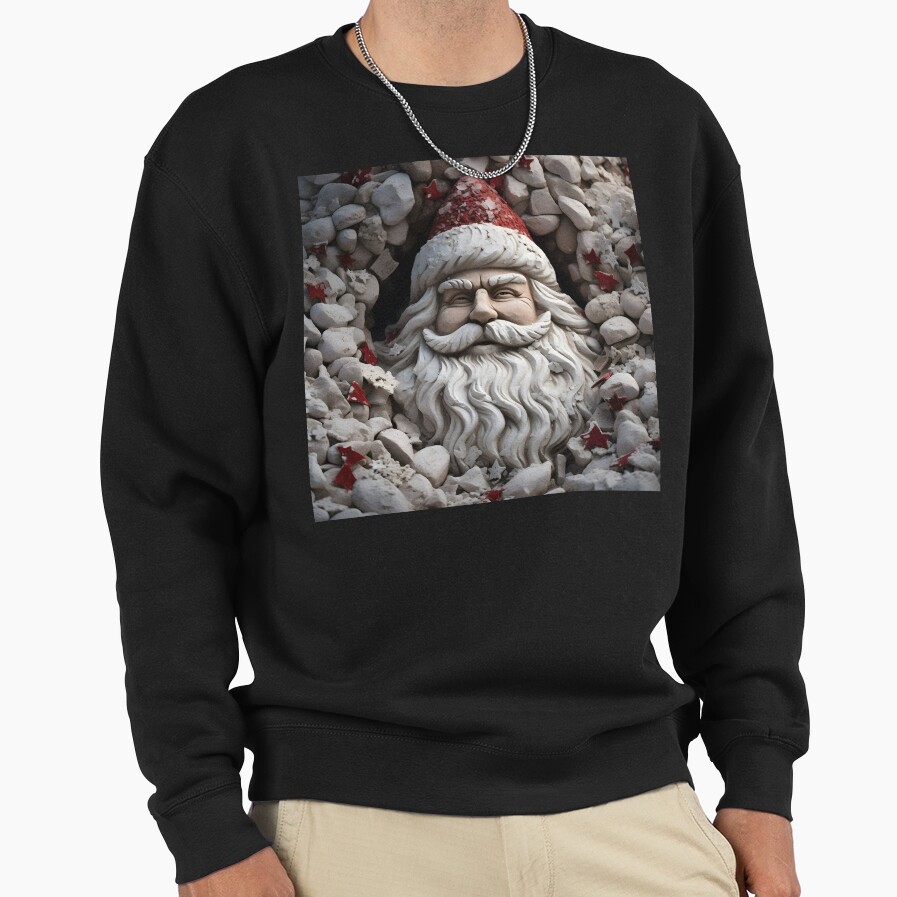 Beach Stone Creation St. Nick Unisex Sweatshirt Retro Vintage Christmas ...