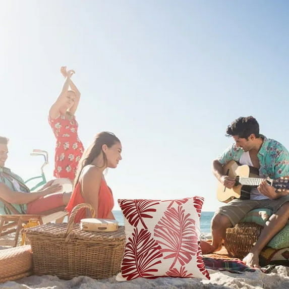 Beach Style Pillow Cover, Large Pillow Cushion, Cotton Material ...