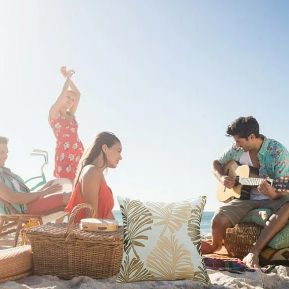 Beach Style Pillow Cover, Large Pillow Cushion, Cotton Material ...